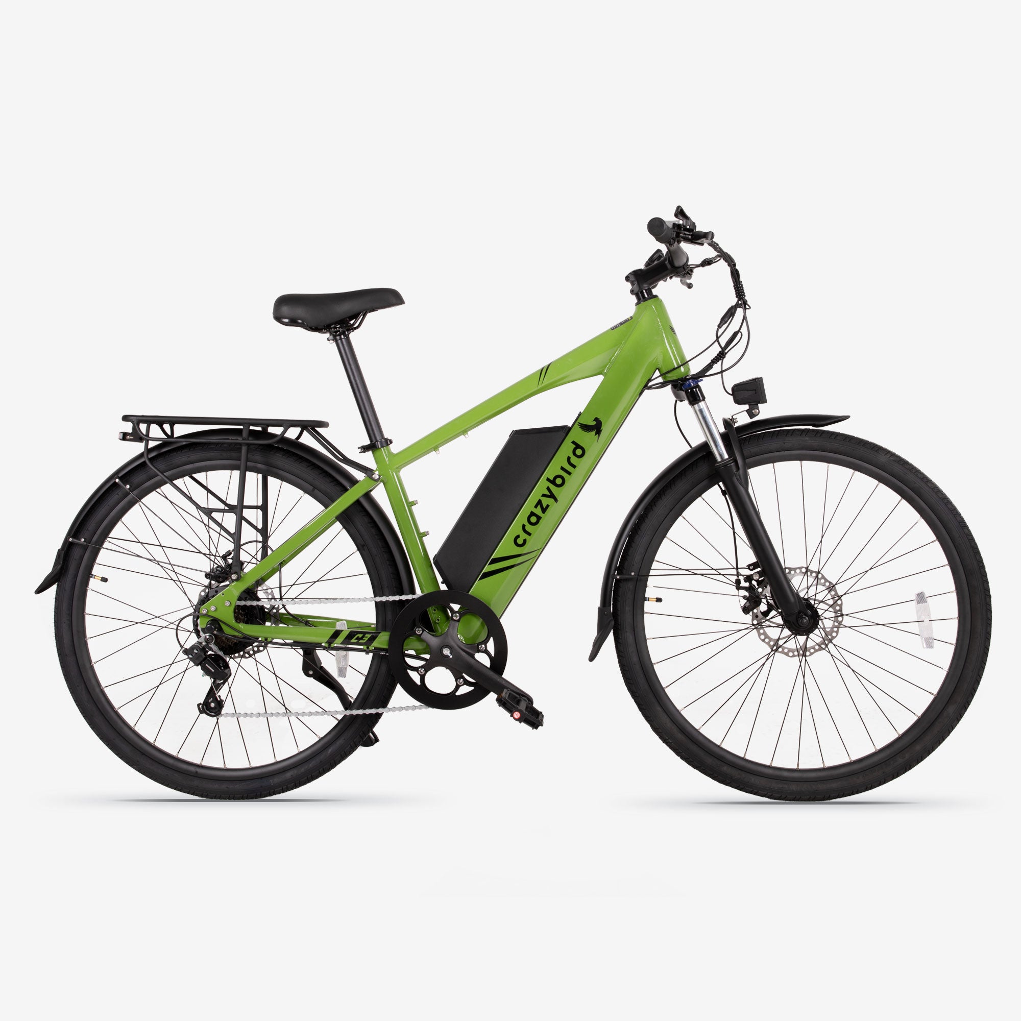Crazybird C3 E-bike 48V 10.4Ah, Adult ebike, Shimano’s 7-speed, city ebike