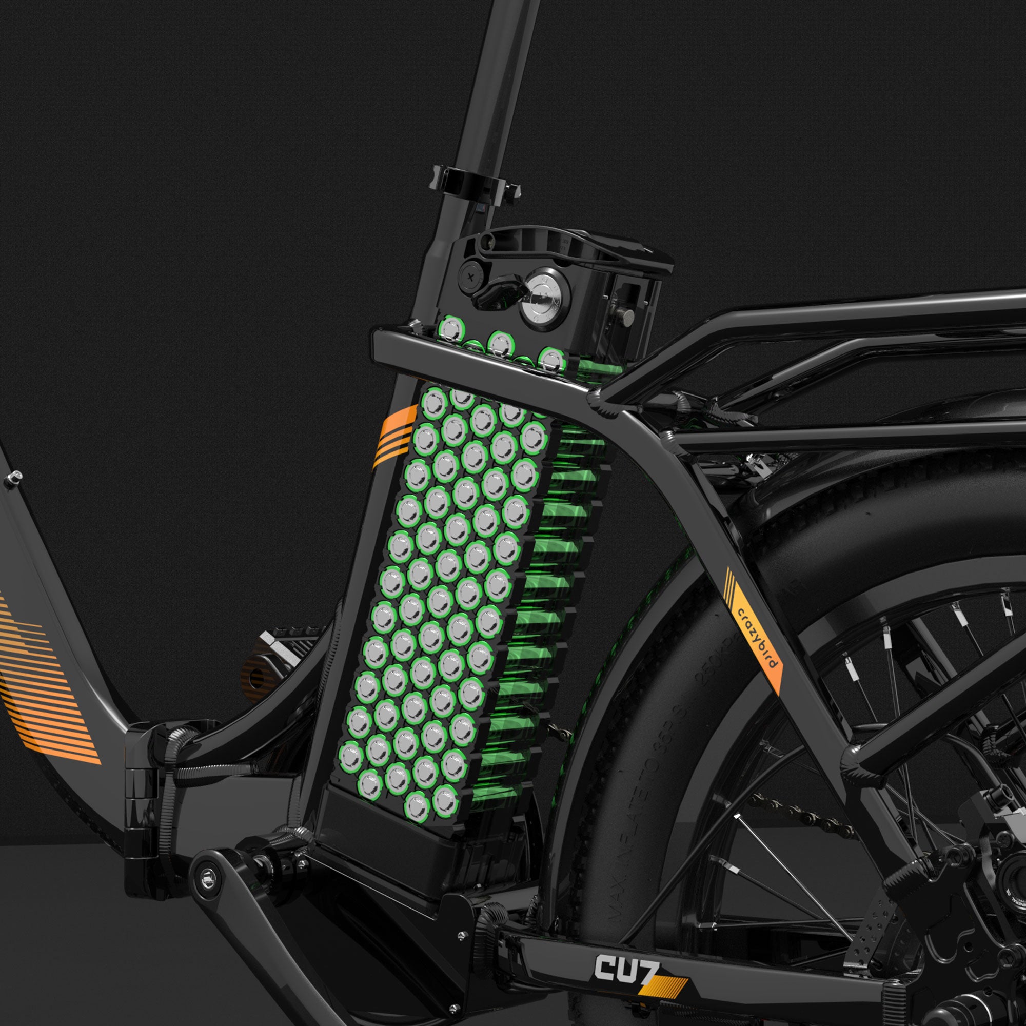 Crazybird-CU7 Electric Bike for Adults, 500W Motor 20" Tire 48V 15AH ...