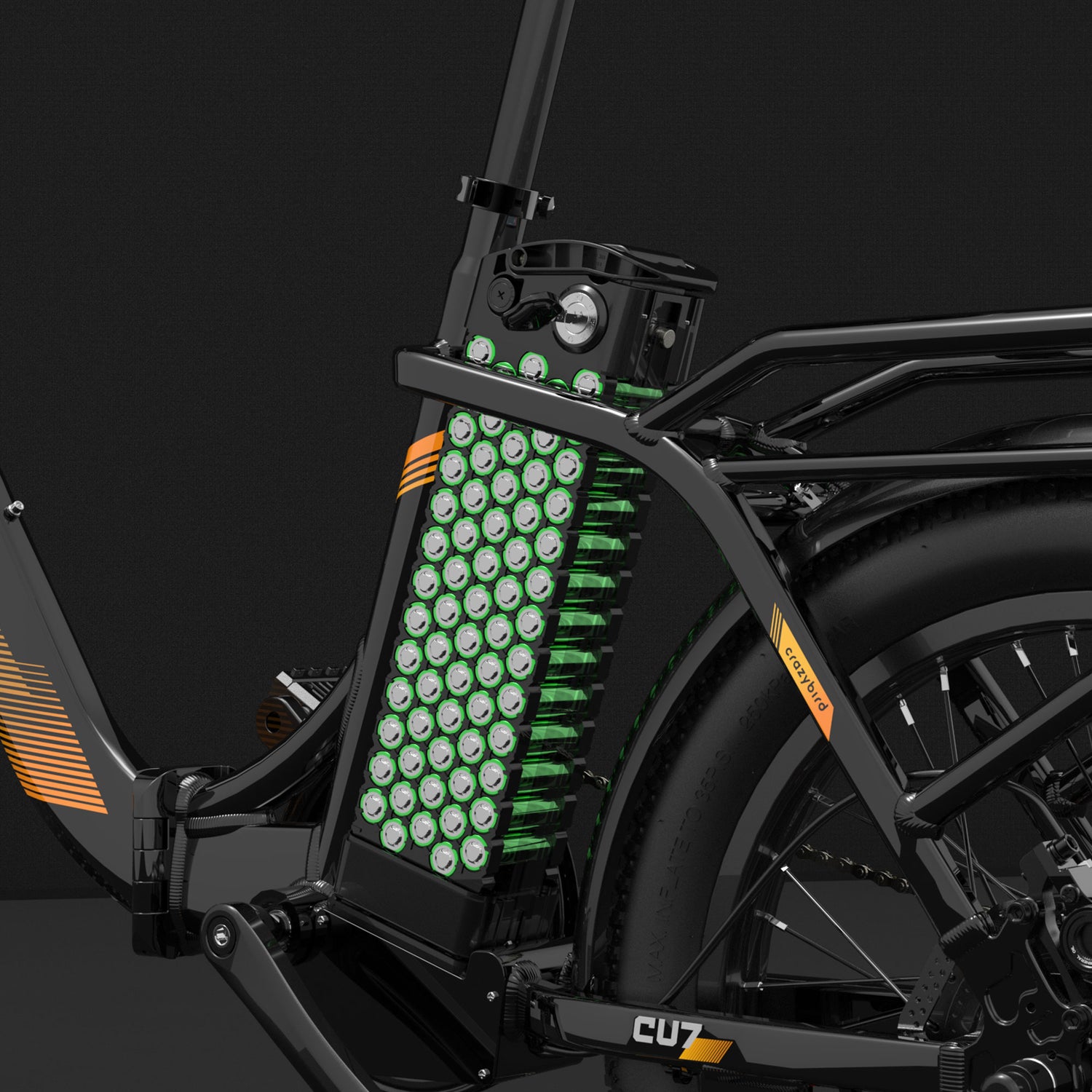 Crazybird-CU7 Electric Bike for Adults, 500W Motor 20" Tire 48V 15AH ...